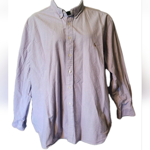 Ralph Lauren | Shirts | Ralph Lauren Lavender Purple 3xb Buttondown ...